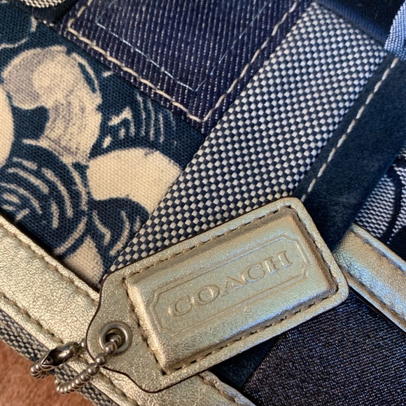 Coach | Bags | Coach Patchwork Denim Tote | Poshmark